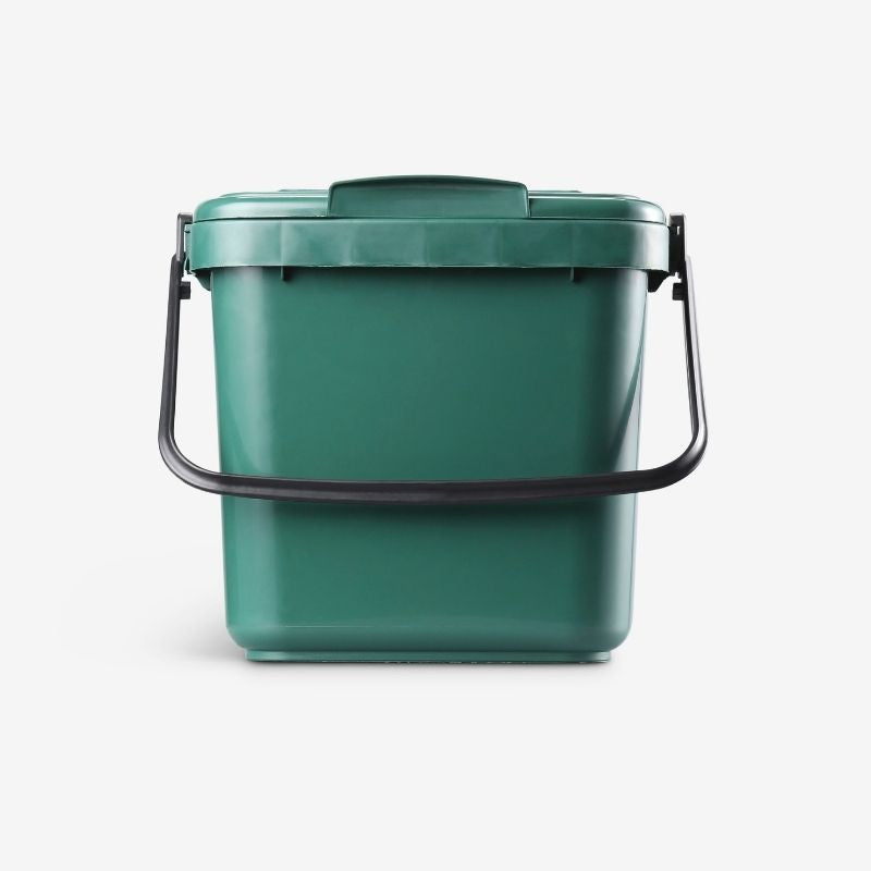 Straight 7 Litre Green Kitchen Caddy – GetComposting