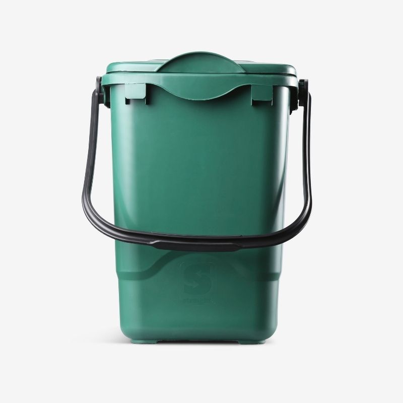 Straight 23L Litre Green Composting Caddy | Food Waste Composting ...