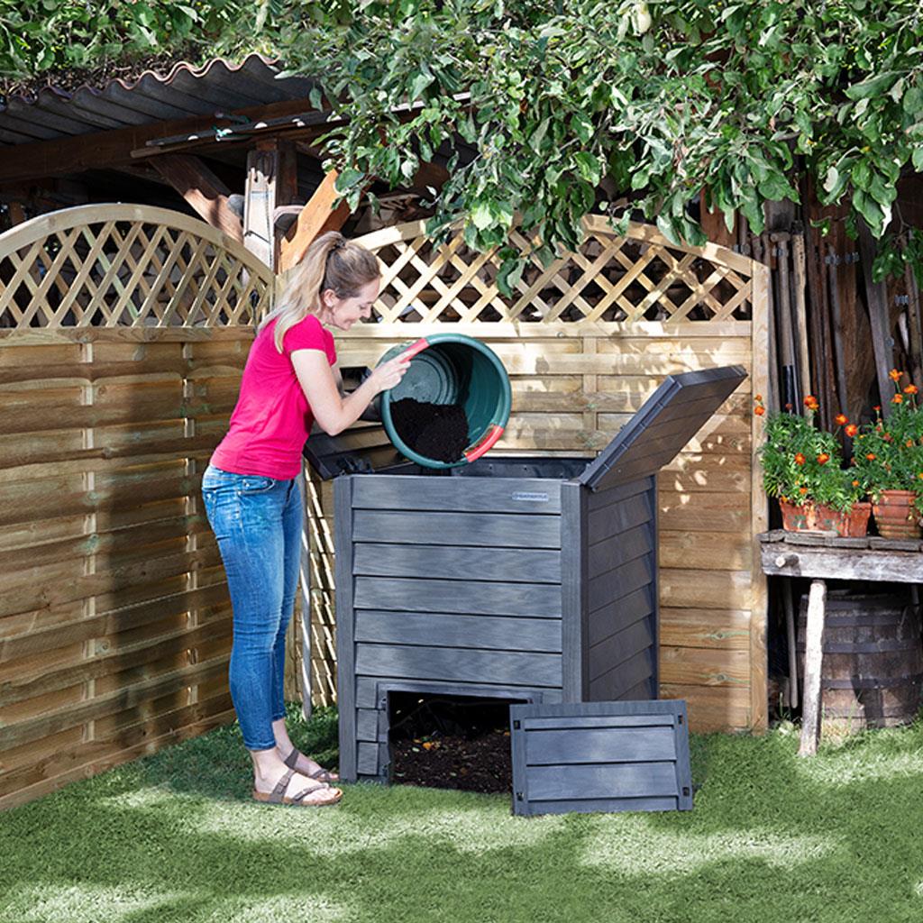Thermo-Wood 600L Litre Compost Bin | Large Wooden Hot Composters ...