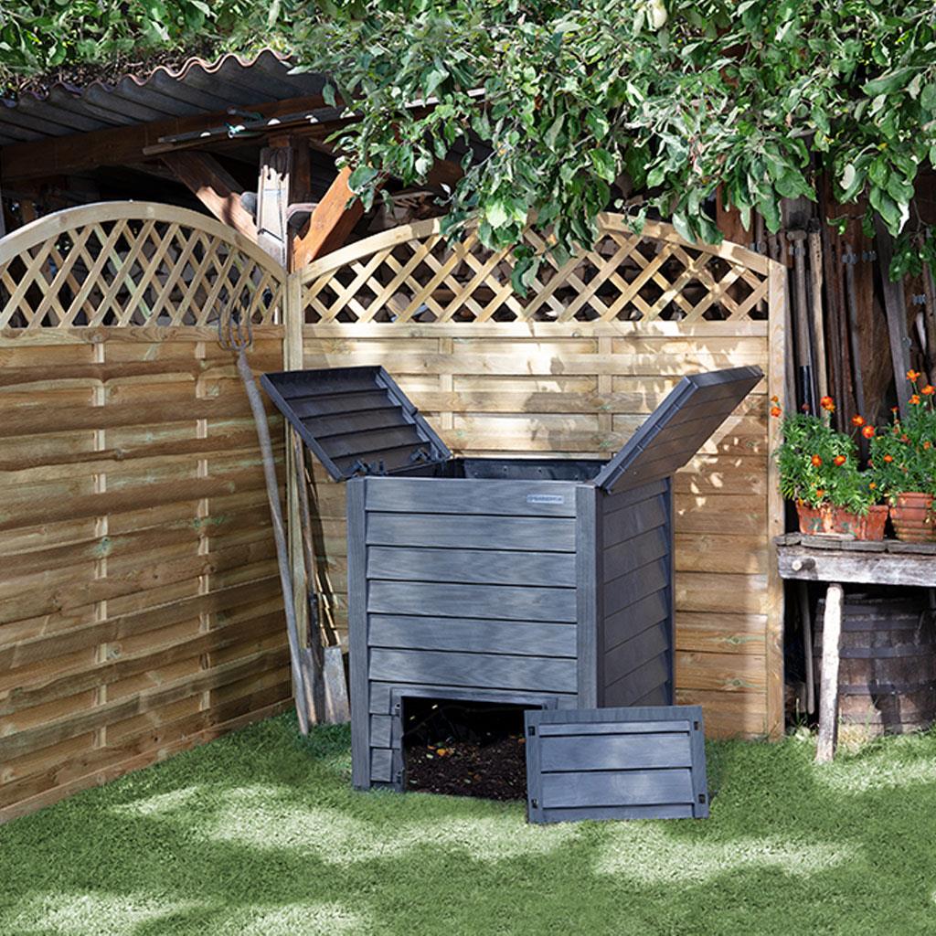Thermo-Wood 600L Litre Compost Bin | Large Wooden Hot Composters ...